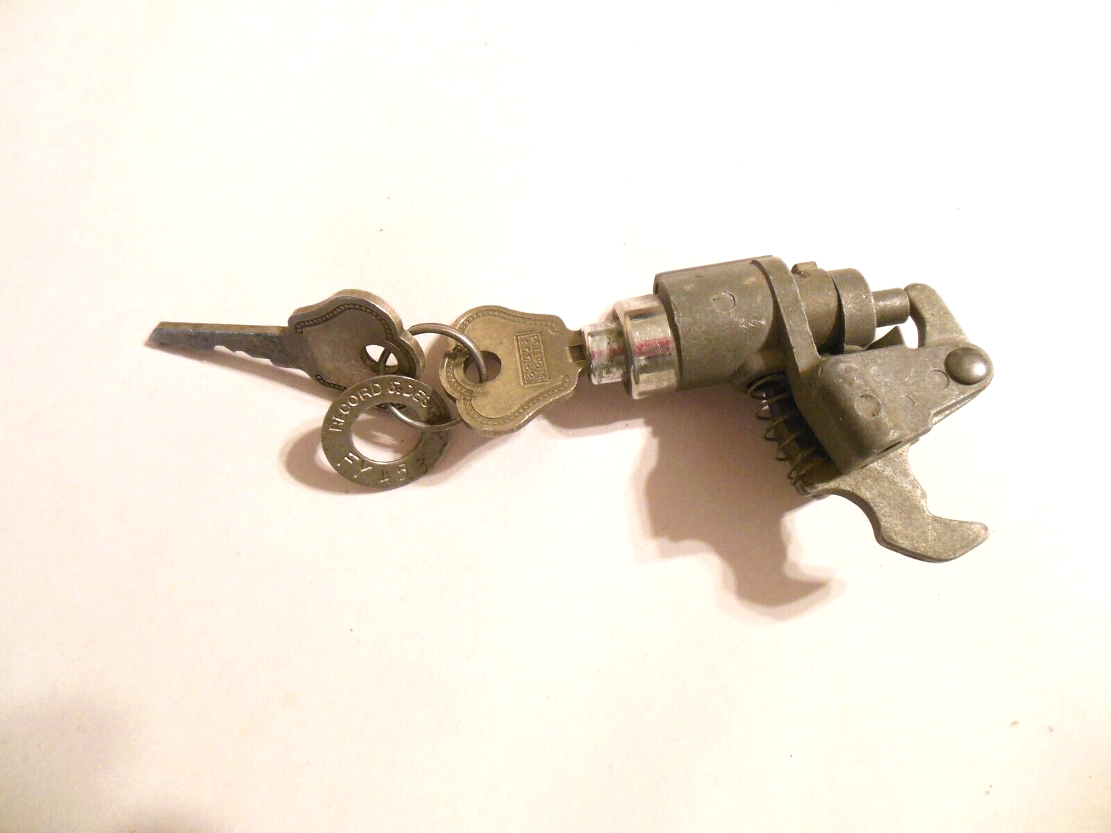1942 - 1948 Ford Glove Box Lock with Two Briggs & Straton Keys & Number ...