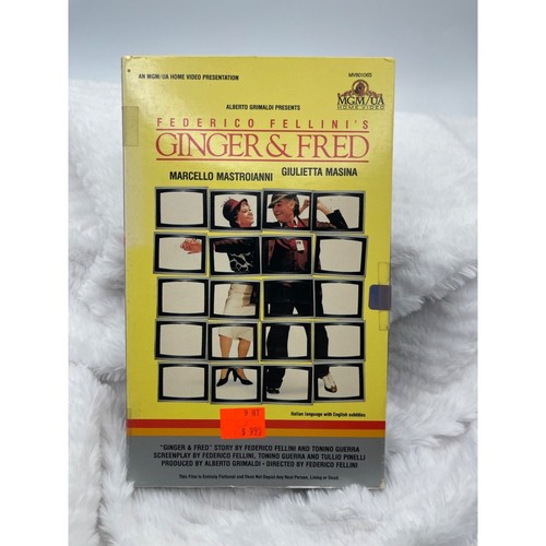 Ginger & Fred VHS Alberto Grimaldi MGM/UA Vintage | eBay