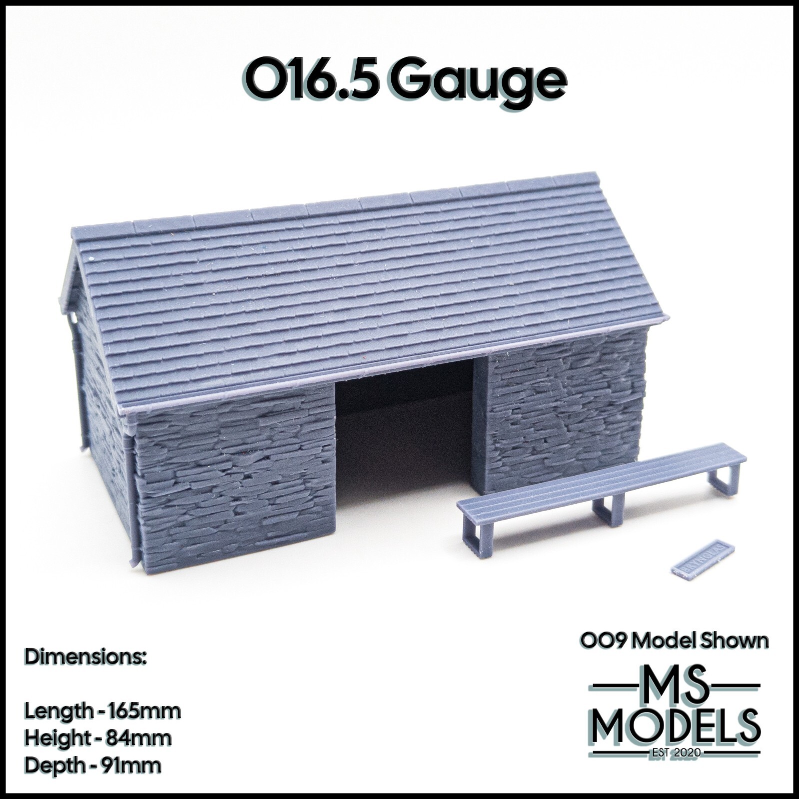 Narrow Gauge Station Building Brynglas Based for OO9/O16.5 Model ...