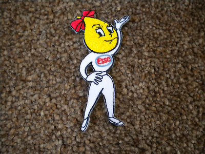 75mm ESSO OIL DROP GIRL MOTORING EMBROIDERED PATCH | eBay