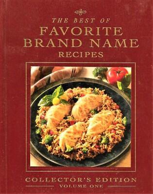 Best Of Favorite Brand Names Recipes Cookbook Collector's Edition ...