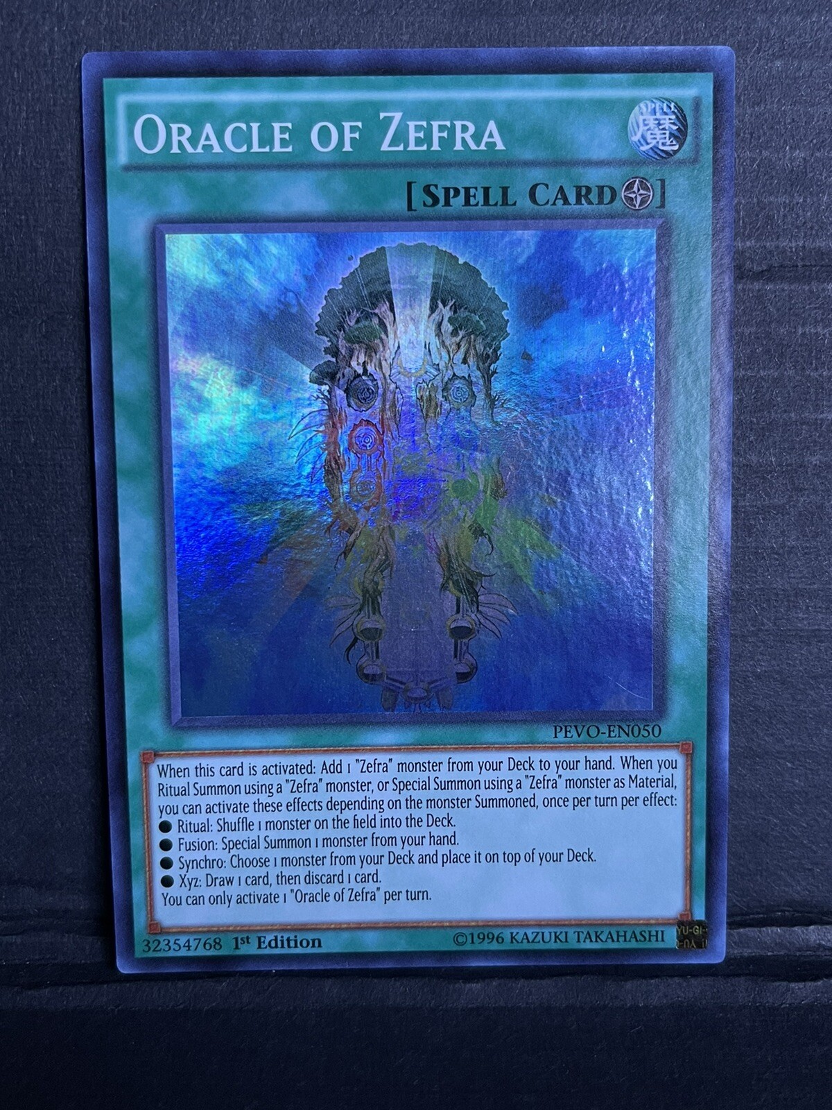 YuGiOh - Oracle of Zefra - PEVO-EN050 - Super Rare - 1st Ed. - NM | eBay