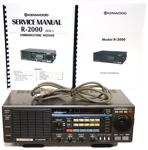 KENWOOD R-2000 BASE MW SW COMMUNICATIONS RECEIVER - WORKS BUT NEEDS ...