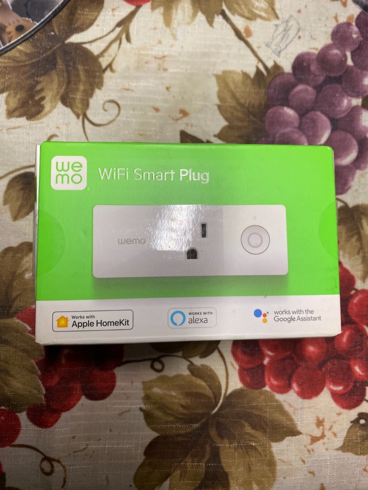 Belkin WEMO Mini Smart Outlet Plug Wi-Fi Enabled - White (F7C063) no ...