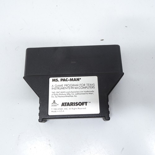 Vintage 1983 Pac Man Atari TI/99 4a Original Texas Instruments Game ...