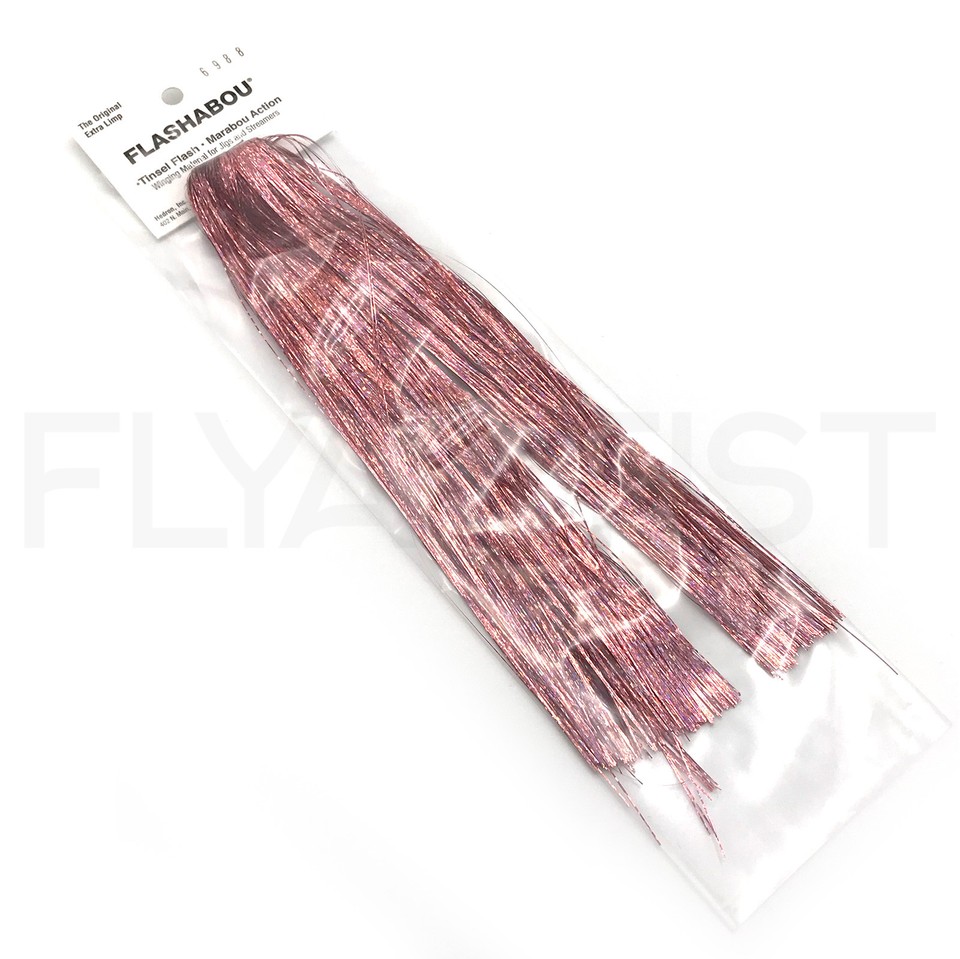 HOLOGRAPHIC FLASHABOU - Fly Tying Flash Material Musky Bucktail - 25 ...