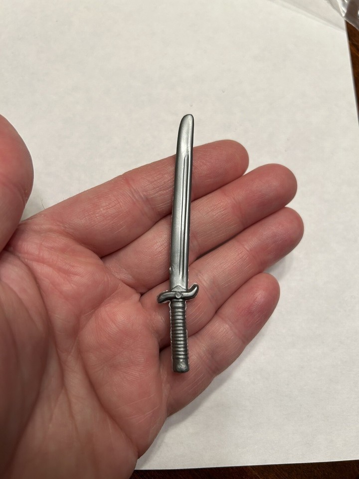 GI JOE Weapon Storm Shadow v6 Silver Sword Original Accessory 2000 | eBay