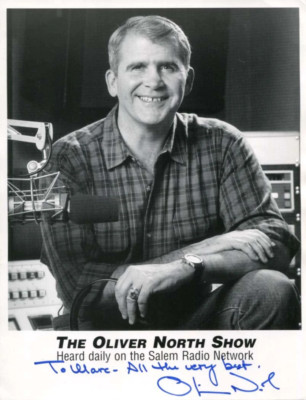 IRAN-CONTRA AFFAIR Oliver North autograph, signed publicity photo | eBay