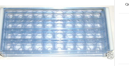Plastic test tube rack 40 tubes diameter 18 mm 11/16" lab New | eBay