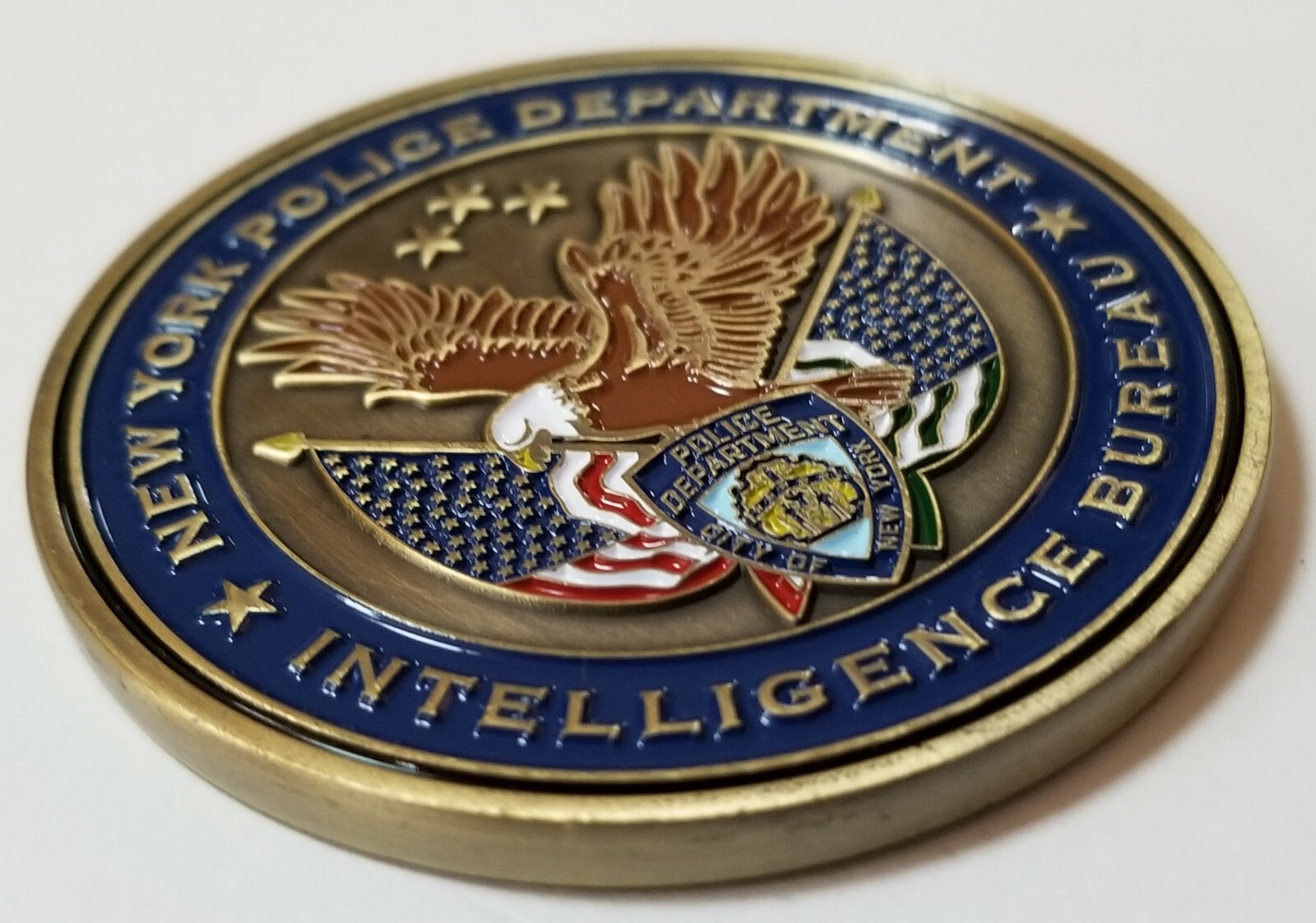 NYPD Police COUNTERTERRORISM Intelligence Bureau Challenge Coin | eBay UK