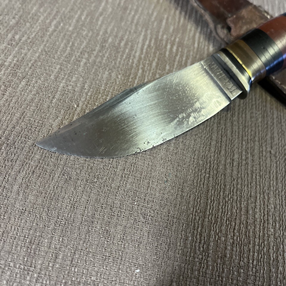 Vintage, Pre 1947, Kabar Union Cut Co., 472, Stacked Leather, Original ...