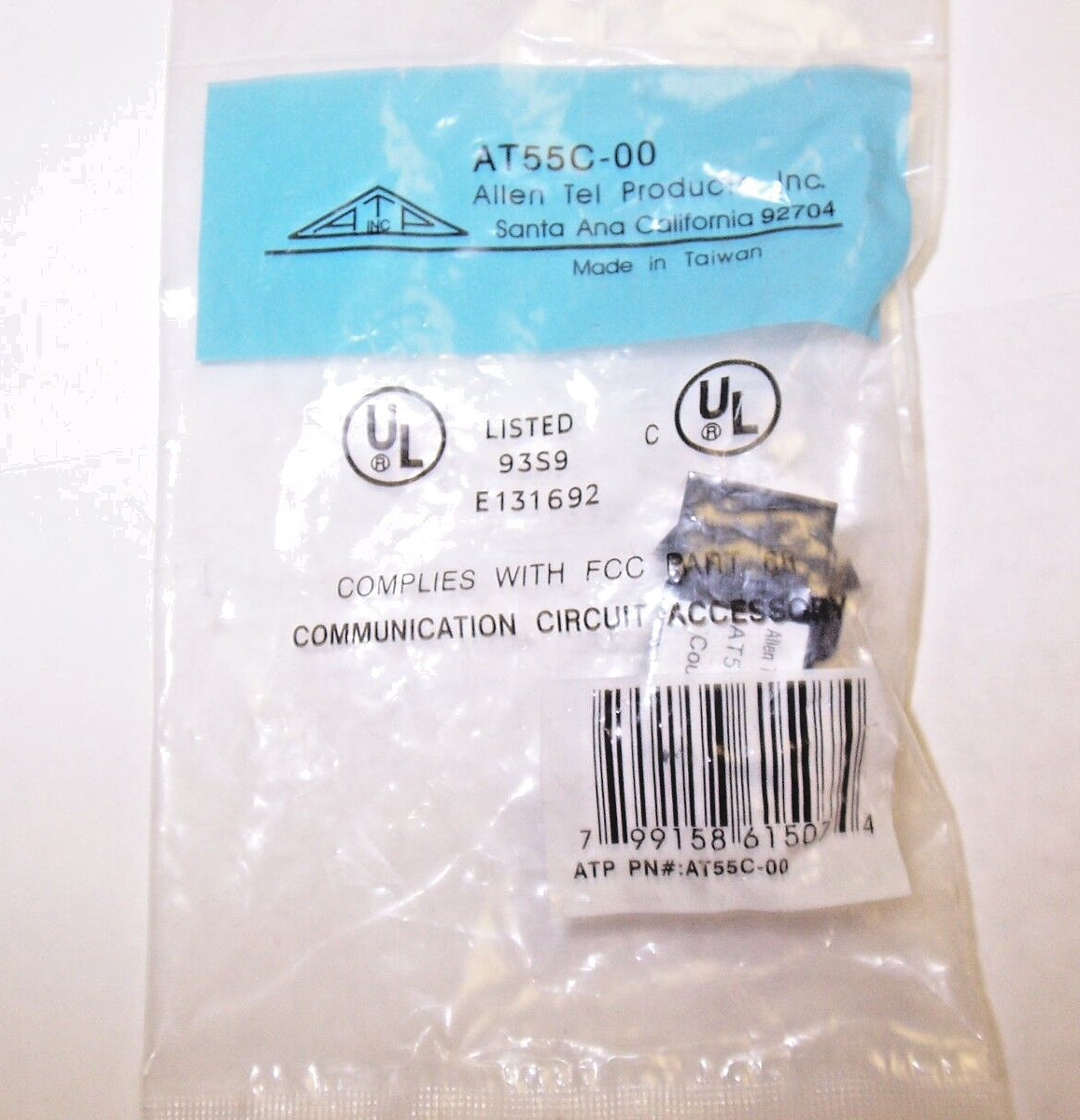 NEW ALLEN TEL PRODUCTS INC. AT55C-00 COMMUNICATION CIRCUIT ACCESSORY ...