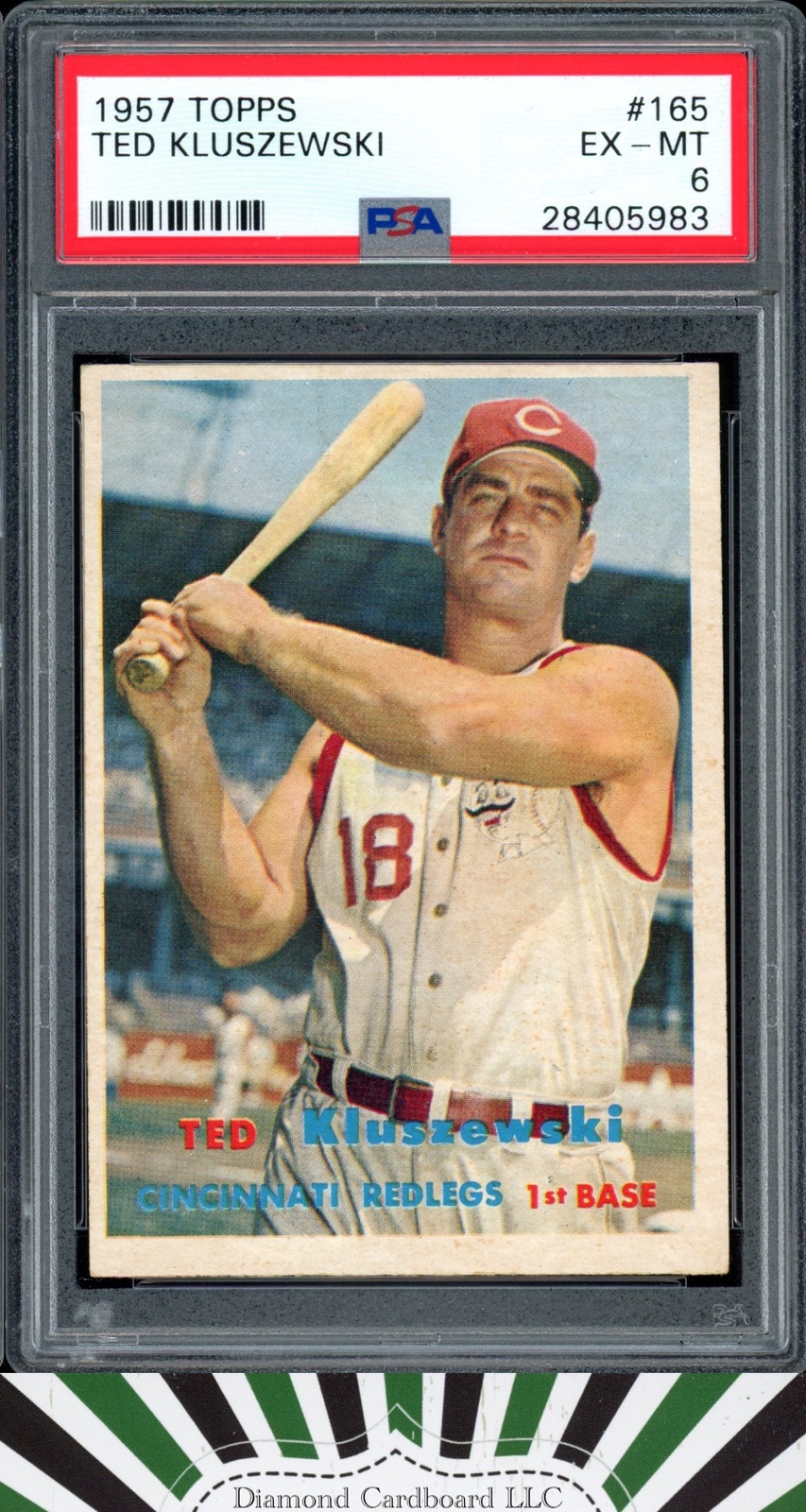 1957 Topps #165 Ted Kluszewski PSA 6 EX-MT | eBay