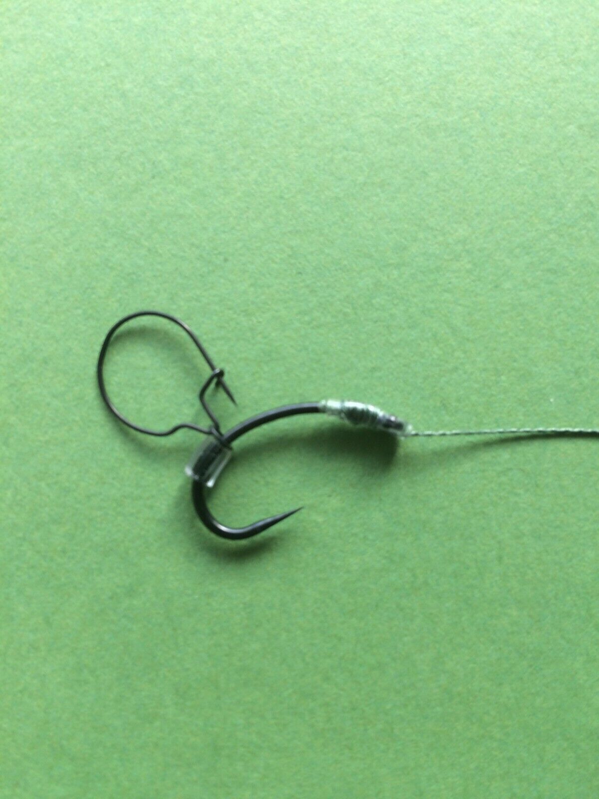5 X GERMAN RIGS CHOICE OF BAIT ATTACHMENT , TEFLON HOOKS CARP HAIR RIGS ...
