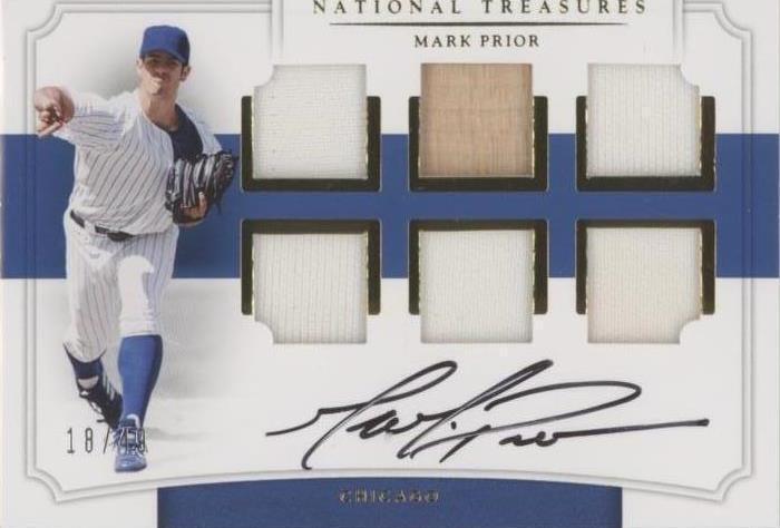 2017 Panini National Treasures - Six Swatch Signatures Mark Prior #SSS ...