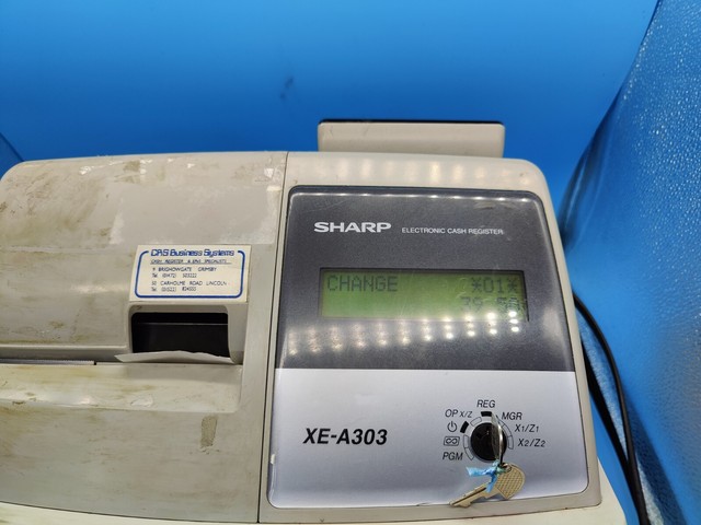 Sharp XE-A303 Cash Register Machine for sale online | eBay