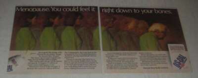 1985 Os-Cal Calcium Supplement Ad - Menopause. You Could feel it | eBay
