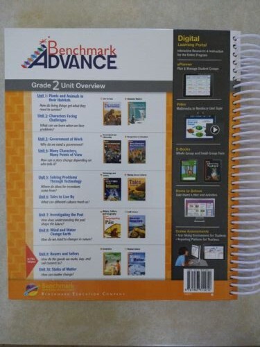 Benchmark Advance Grade 2 Units 9 & 10 Teacher Resource System, Florida ...
