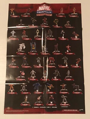 Heroclix Armor Wars Set Checklist Poster NEW Marvel 30" x 20" | eBay