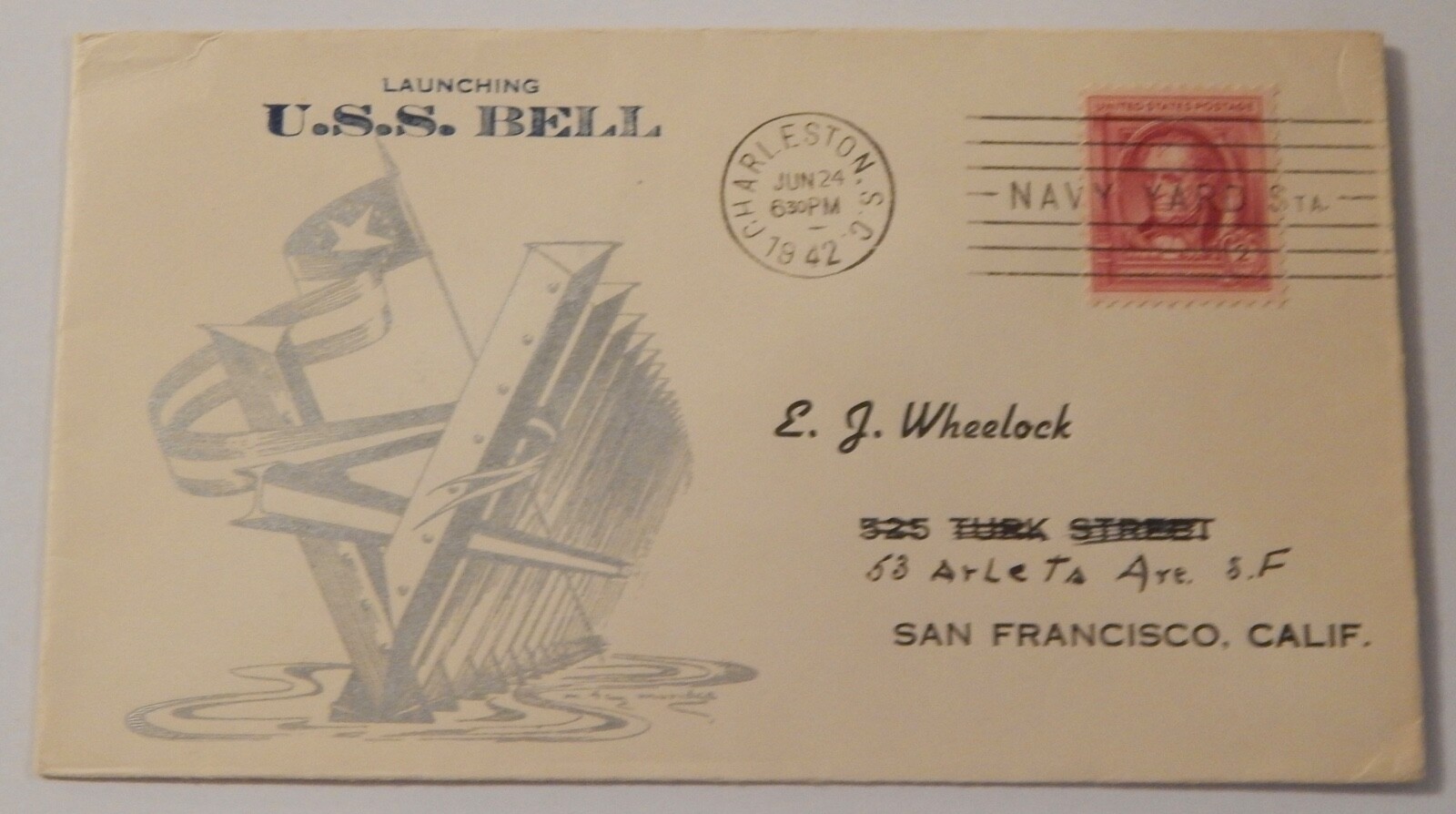 USS Bell (DD 587) launching June 24 1942 Charleston South Carolina | eBay