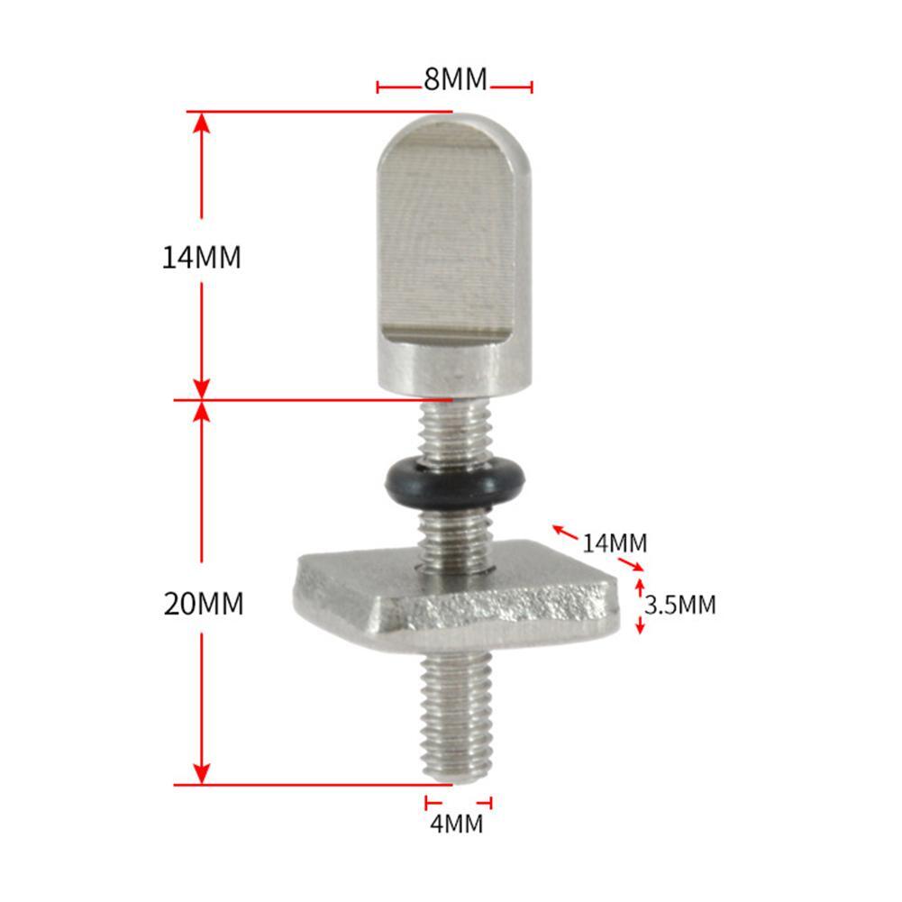 Stainless Surfboard Fin Screw Surf Fin Bolts Fin Plate Replacement (1pc ...