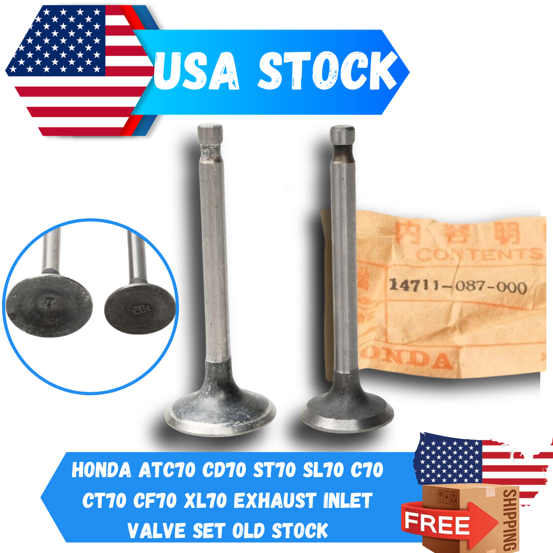 Honda ATC70 CD70 ST70 SL70 C70 CT70 CF70 XL70 Exhaust Inlet Valve Set ...