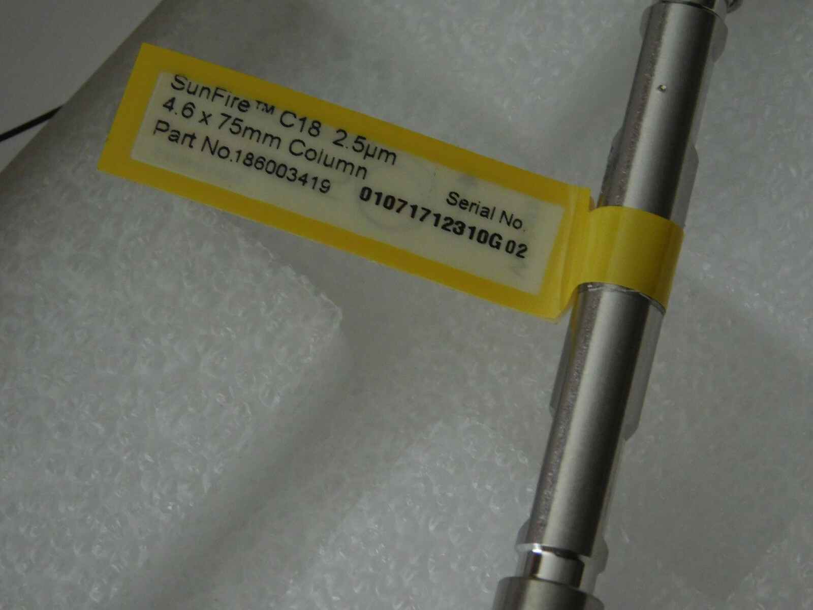 Waters SunFire C18, 2.5u, 4.6 x 75mm HPLC column; 186003419 | eBay