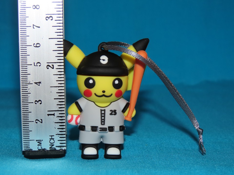 Pokemon Pikachu Baseball Christmas Tree Ornament Figure (Rubber) | eBay