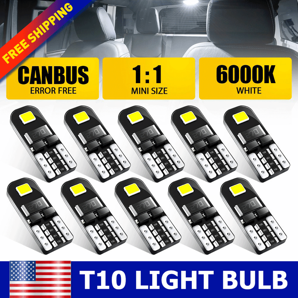 10/20/30 T10 194 LED Bulb for Instrument Panel Gauge Cluster Dash Light ...