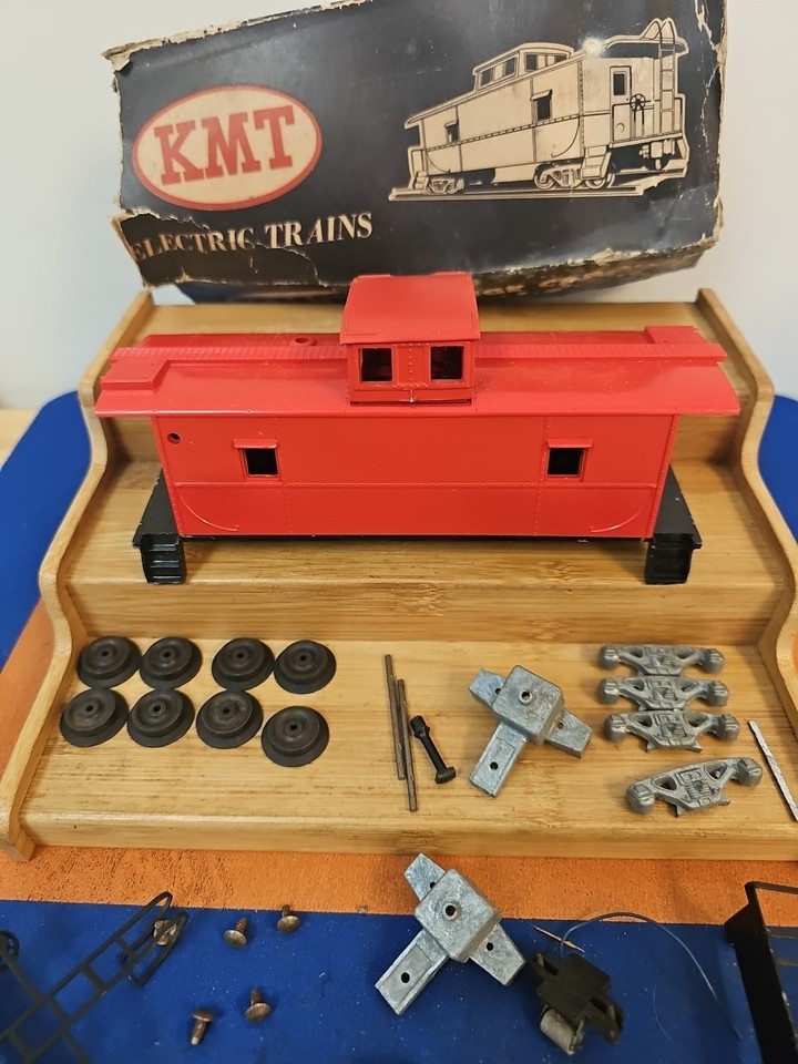 KMT O Gauge # C101 Red Caboose Post War (See Pictures & Read ...