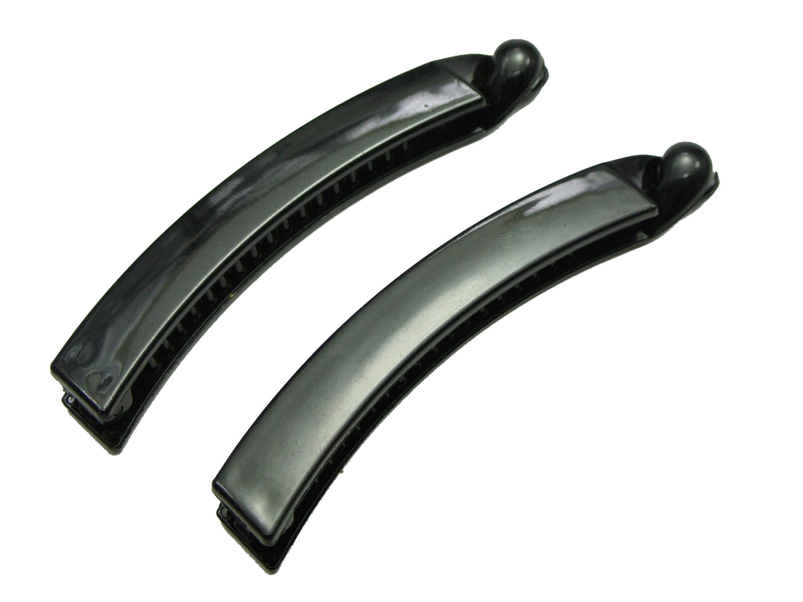 10 Black Plastic Banana Clips Hair Claw Comb Ponytail Holder 98mm for ...