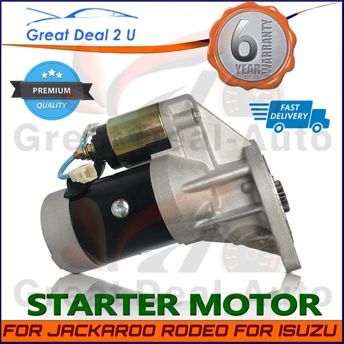 Rodeo TF Jackaroo Starter Motor for HoldenTurbo Diesel 4JB1 4JB1T 4JA1 ...