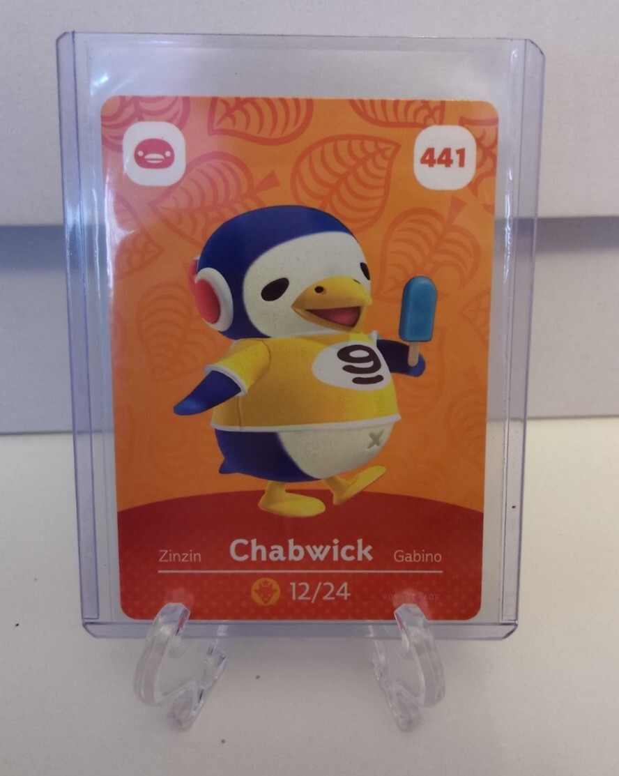 animal crossing amiibo card Series 5 #441 Chabwick, unscanned | eBay