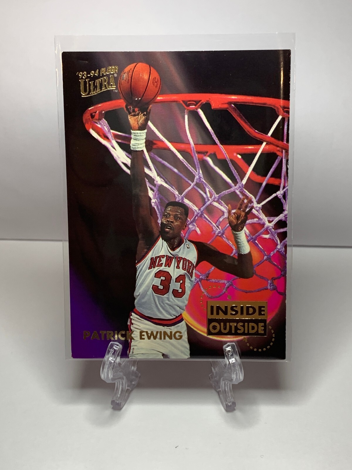 1993-94 Fleer Ultra Patrick Ewing Inside Outside #1 New York Knicks | eBay