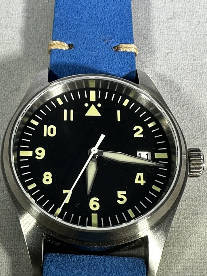 Addiesdive Pilot Watch 39mm Automatic NH35 Extra strap Mint | eBay
