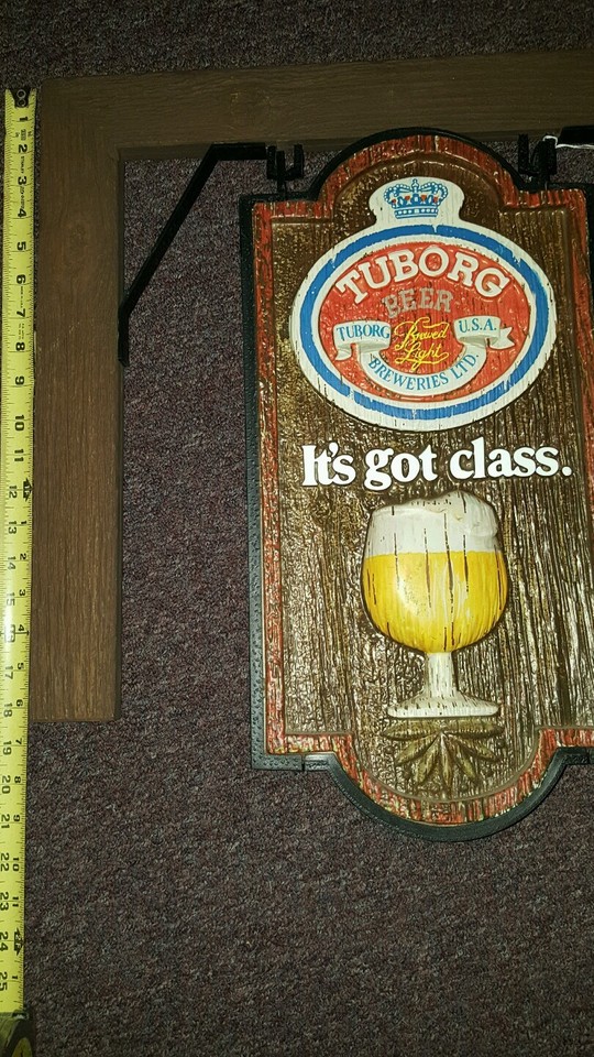 Vintage Tuborg Beer Sign | eBay