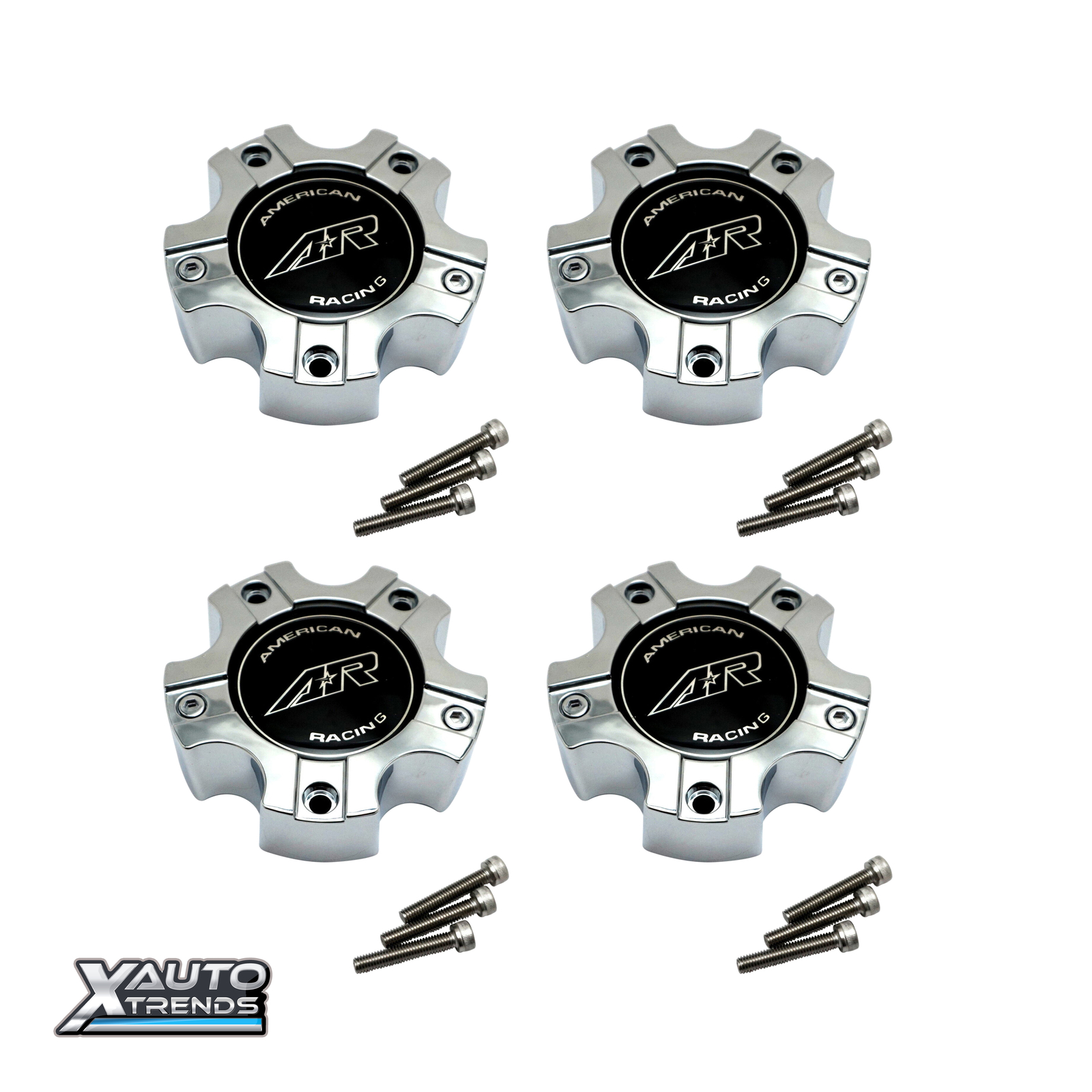 4 x American Racing Wheel Center Cap AR708 Chrome M560AR | eBay