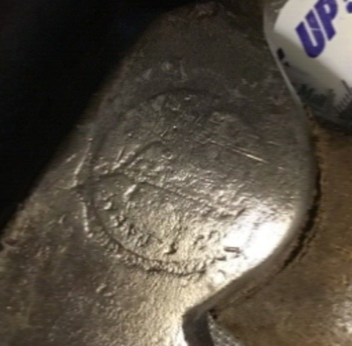 Old Embossed Antique USA hatchet head ax tool~Worn Logo~Lakeside Hammer ...