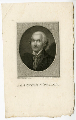 Antique Print - DRAMATURGE-CHRISTIAN HEYNE-ANTON WALL-POET-KOHL ...