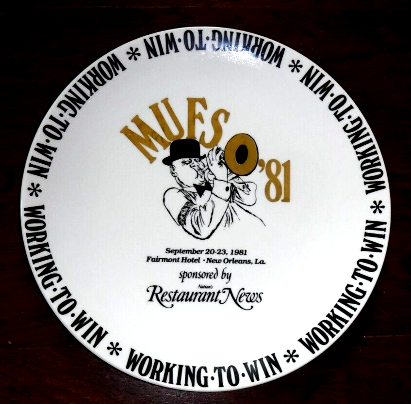 RARE Vintage Shenango China New Orleans Music Festival Plate Mueso '81 ...