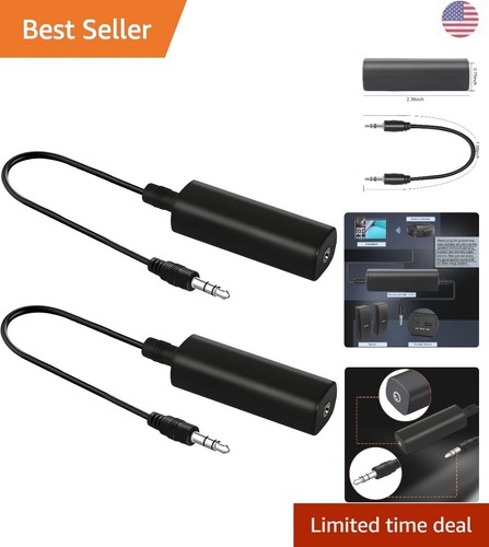 Effective Ground Loop Noise Isolator - Plug-and-Play - 3.5mm Audio ...