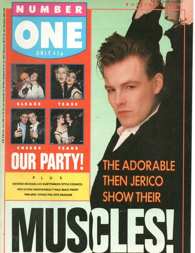 Number One NO 1 UK Music Magazine 1987 NOV 7 Issue 229 THEN JERICHO T ...