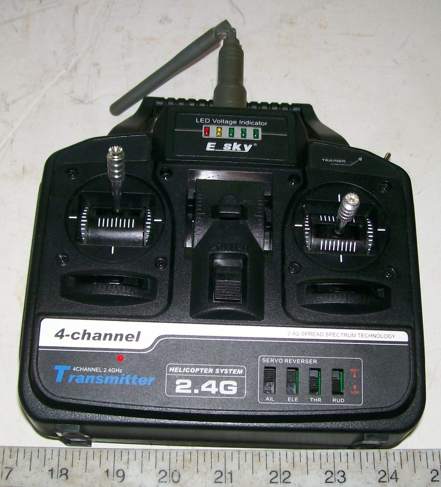 ESKY Helicopter System 2.4G 4-Channel R/C Radio Transmitter for Helios ...