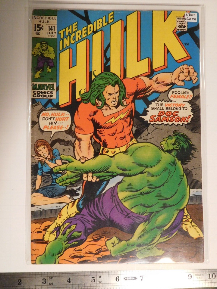 Hulk #141 Vintage .15 Cent Comic Book | eBay