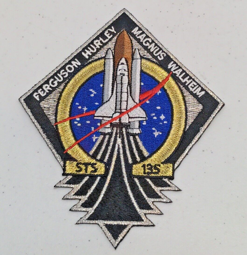 Ferguson Hurley Magnus Walheim STS 135 NASA Patch Space Shuttle BTD8 | eBay