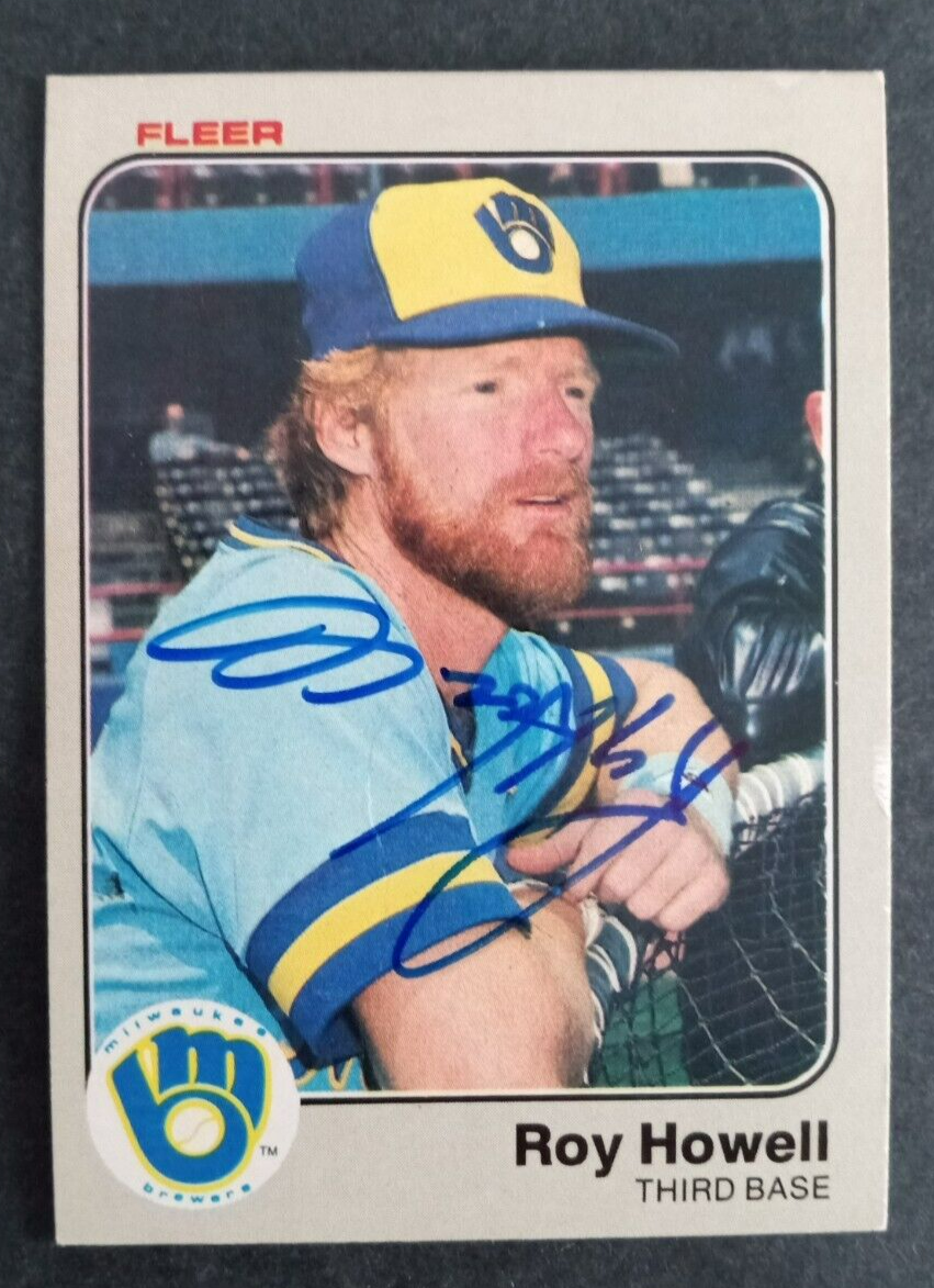 1983 Fleer SIGNED: Roy Howell, BREWERS #36 | eBay