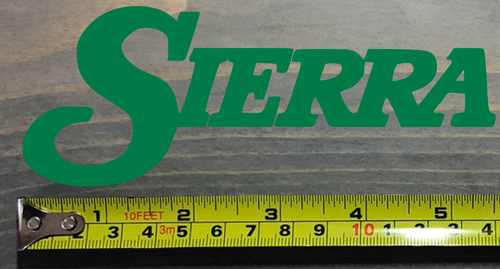 Sierra Bullets Sticker Decal 5.5" Hunting Ammunition Ammo Green 9MM BCM ...