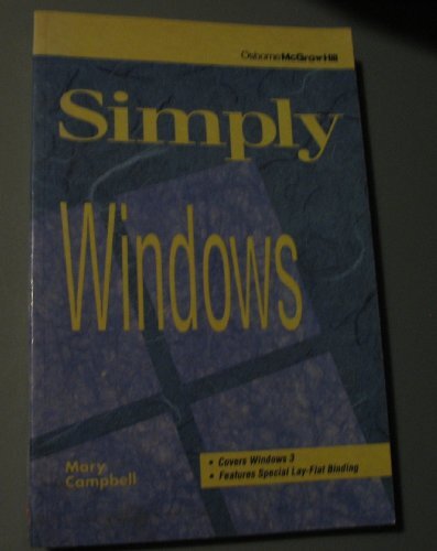 Simply Windows, Kraft, Herb 9780078817434 | eBay