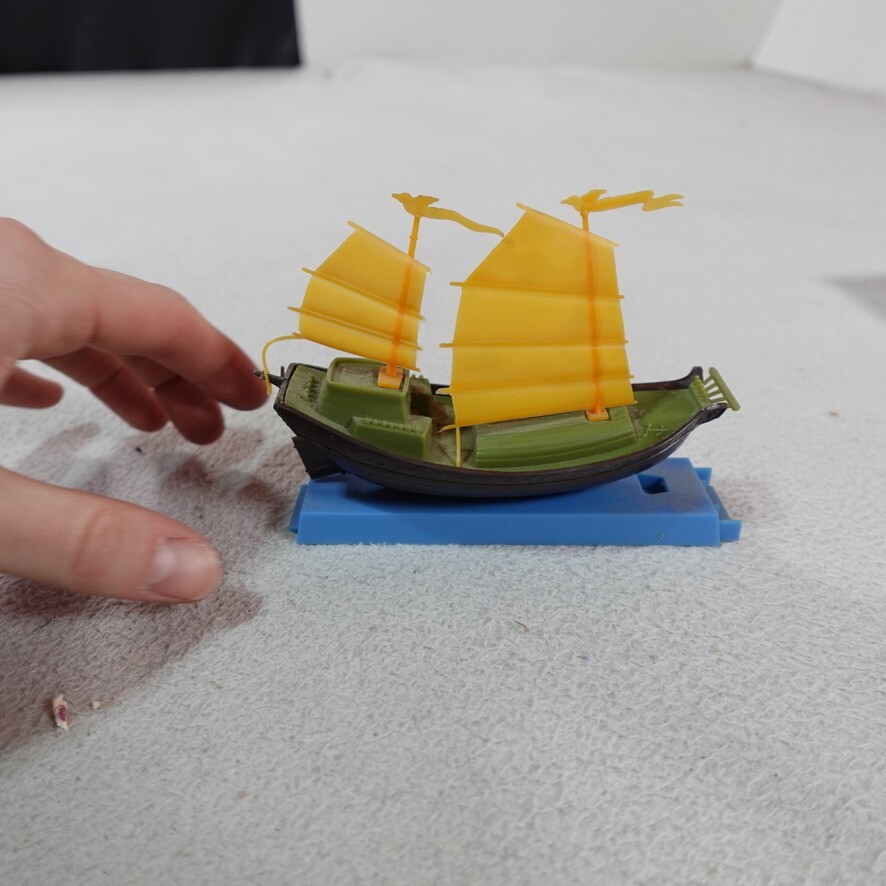 Vintage Eldon Ship Plastic Toy Sailboat 1966 2 Mast Pirate Corsair ...
