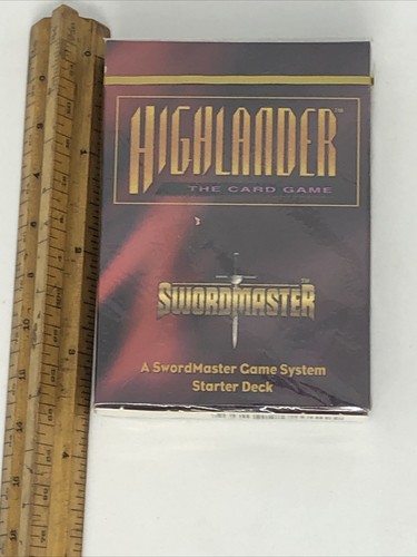 Highlander Card Game Swordmaster Limited Edition Starter Deck New ...